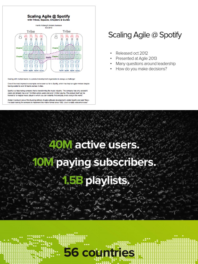 Scaling Agile at Spotify: A Framework for Building High-Performing Squads, Chapters and Tribes ...