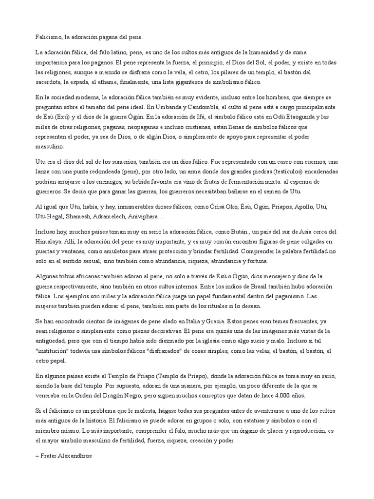 Falo | PDF | Religión y creencia