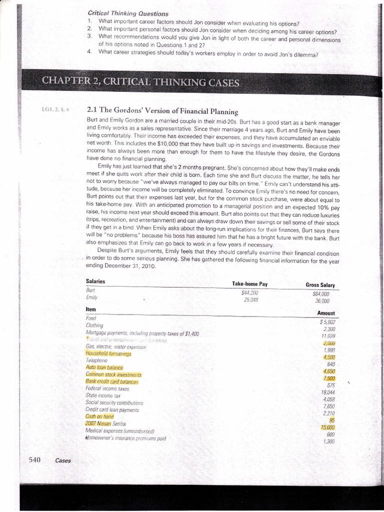 Career and Financial Planning Insights | PDF | Credit | Finance & Money ...