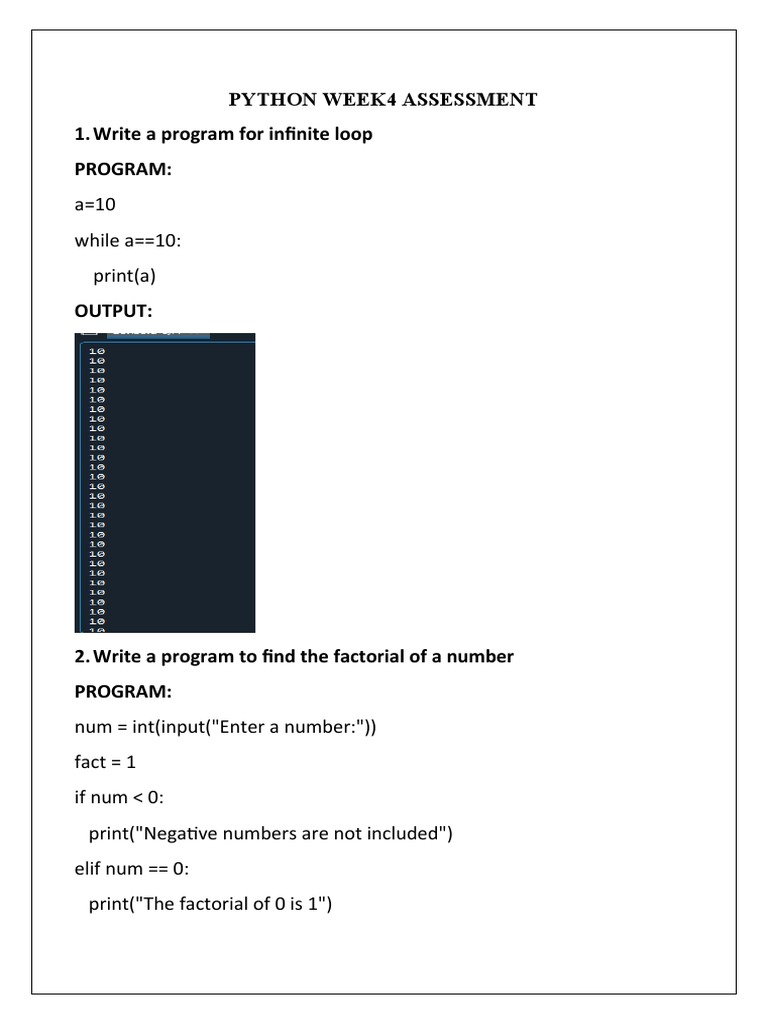 Python Week4 16MSS017 | PDF