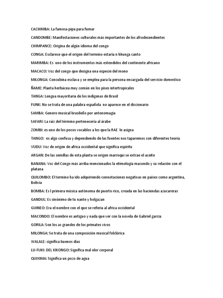 Significado de la Cachimba y su Cultura | PDF | Amor | Entretenimiento ...