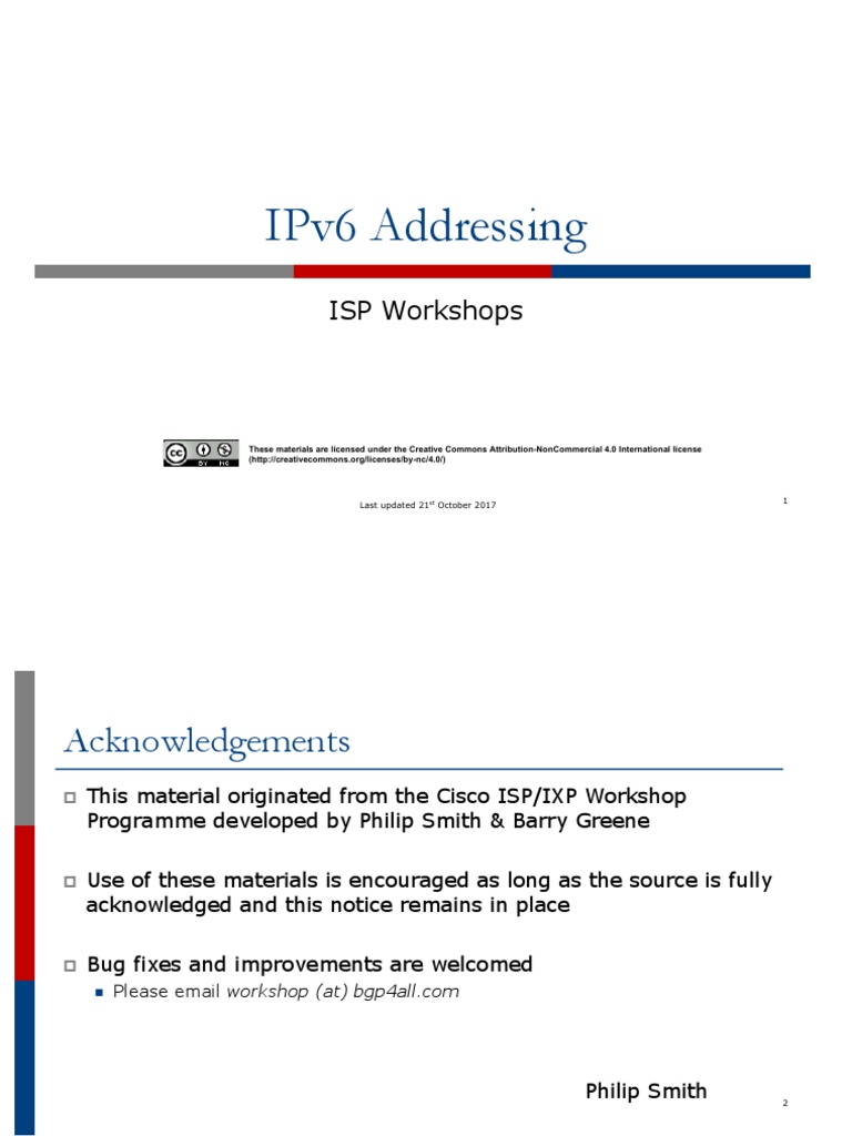 02 IPv6 Addressing | Download Free PDF | I Pv6 | Ip Address