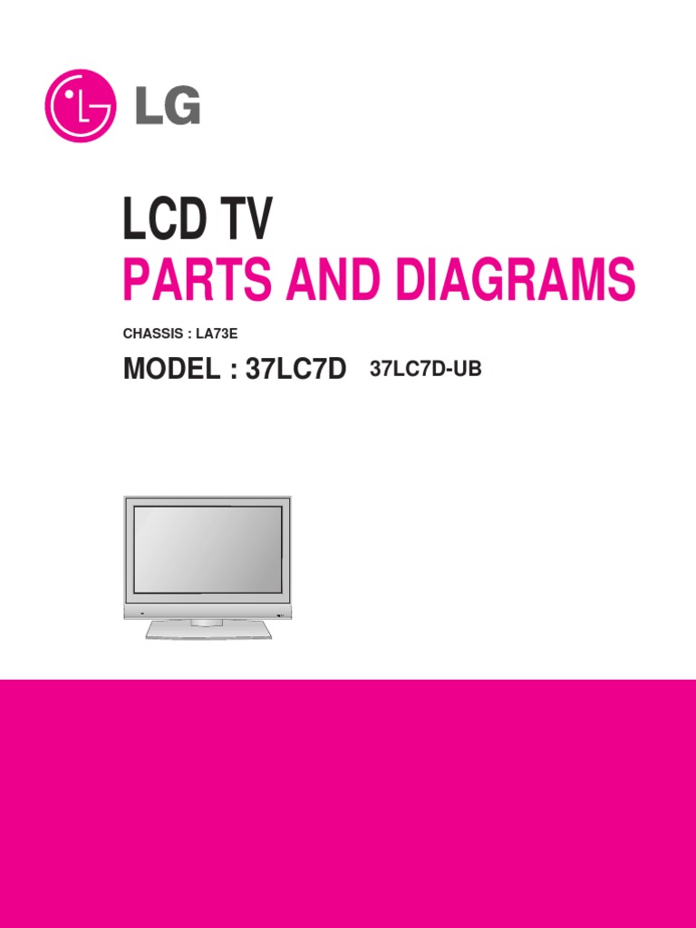 LCD TV: Parts and Diagrams | PDF | Semiconductors | Integrated Circuit