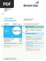 Thames Water Bill | PDF | Water Supply | Credit Bureau
