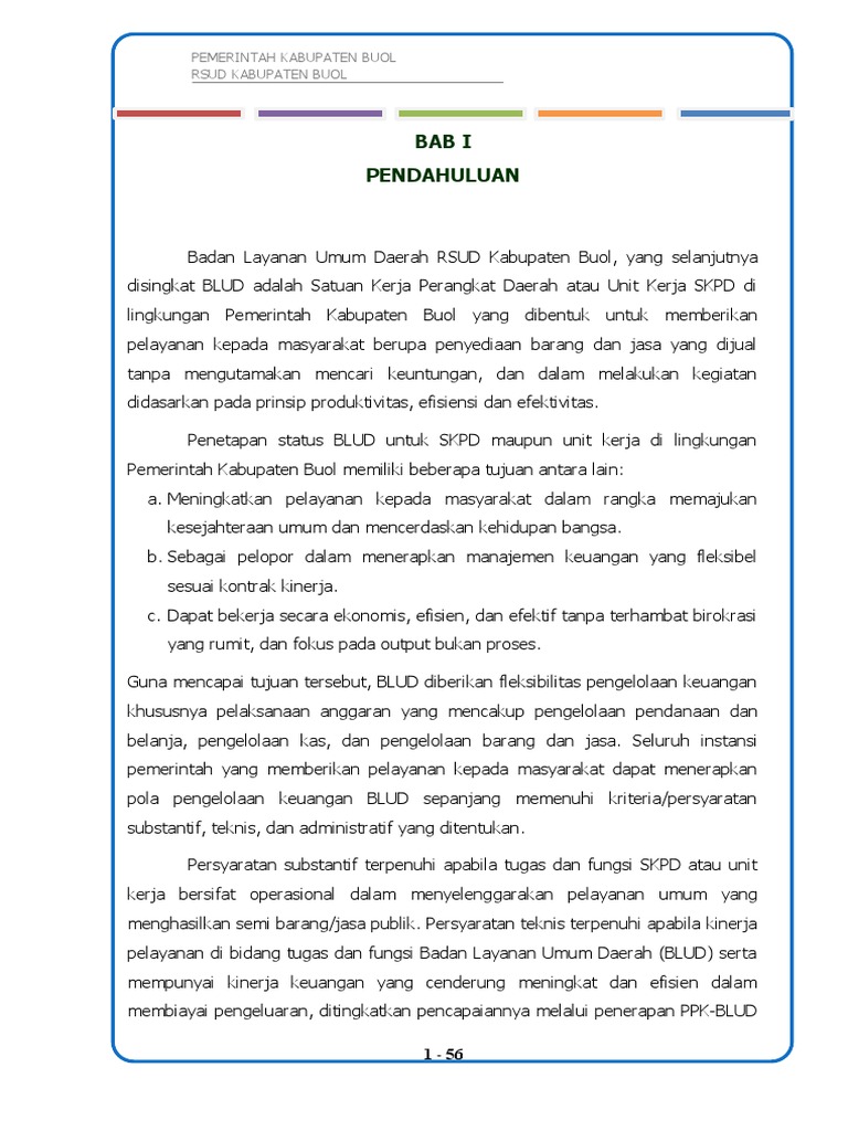 Penatausahaan RSUD Buol Edit IH 10 Okt | PDF