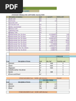 Quantity Calculation | PDF | Mortar (Masonry) | Concrete
