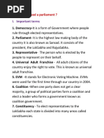 Class 8 Civics Chapter 3 PARLIAMENT AND THE MAKING OF LAWS | PDF ...