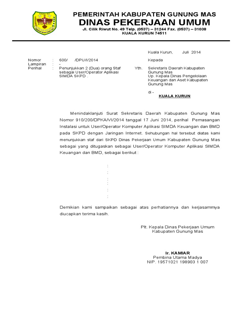 Usulan Operators Simda | PDF