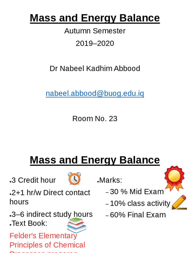 S2 Mass Balance Slides PDF | PDF | Stoichiometry | Reaction Rate