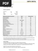Ampco 45: Technical Data Sheet | PDF | Strength Of Materials | Hardness