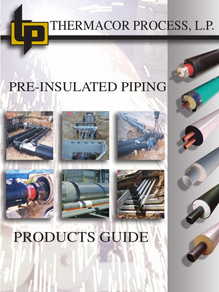 Thermacor Preinsulated Pipes | PDF | Thermal Insulation | Pipe (Fluid ...