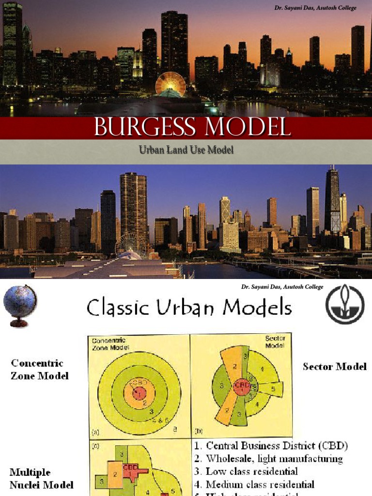 Burgess Concentric Zone Model Explained | PDF | Suburb | Economic Growth