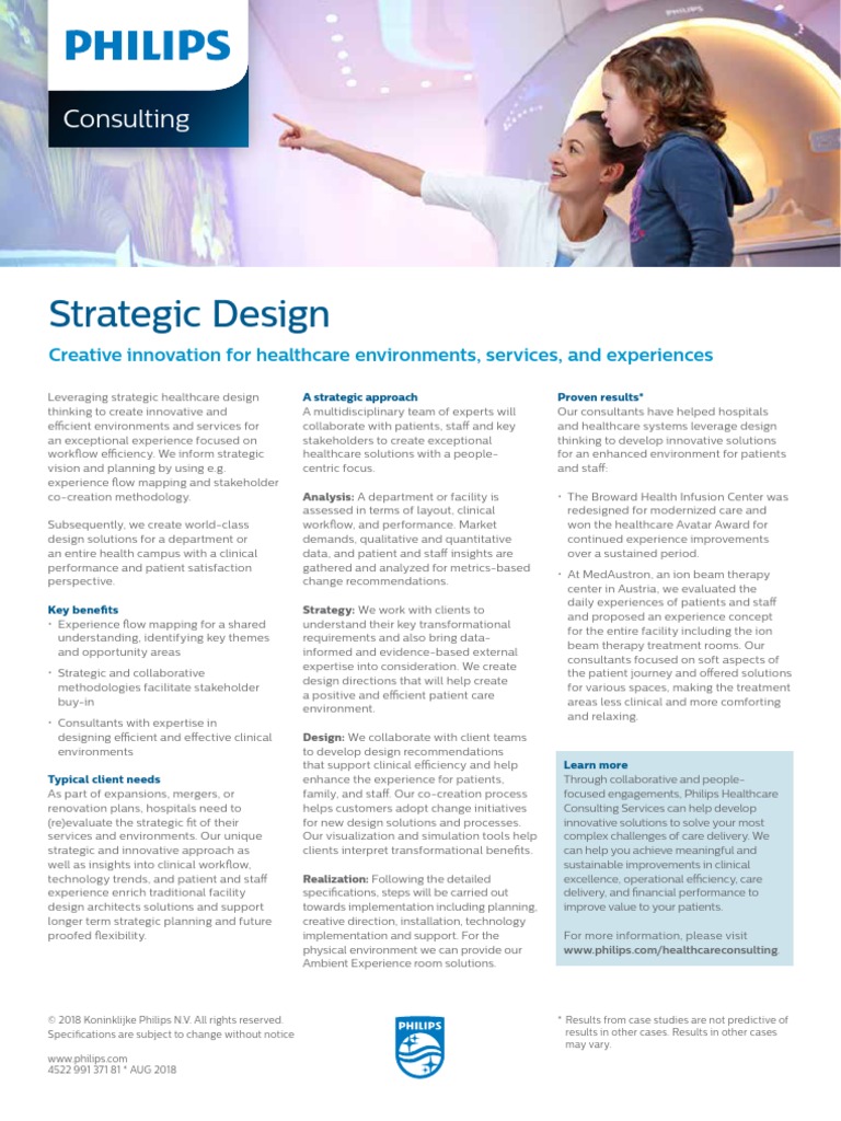 Philips Consulting Intl Strategic-Design Overview | PDF | Patient ...