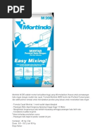 MU-302 Plester | PDF