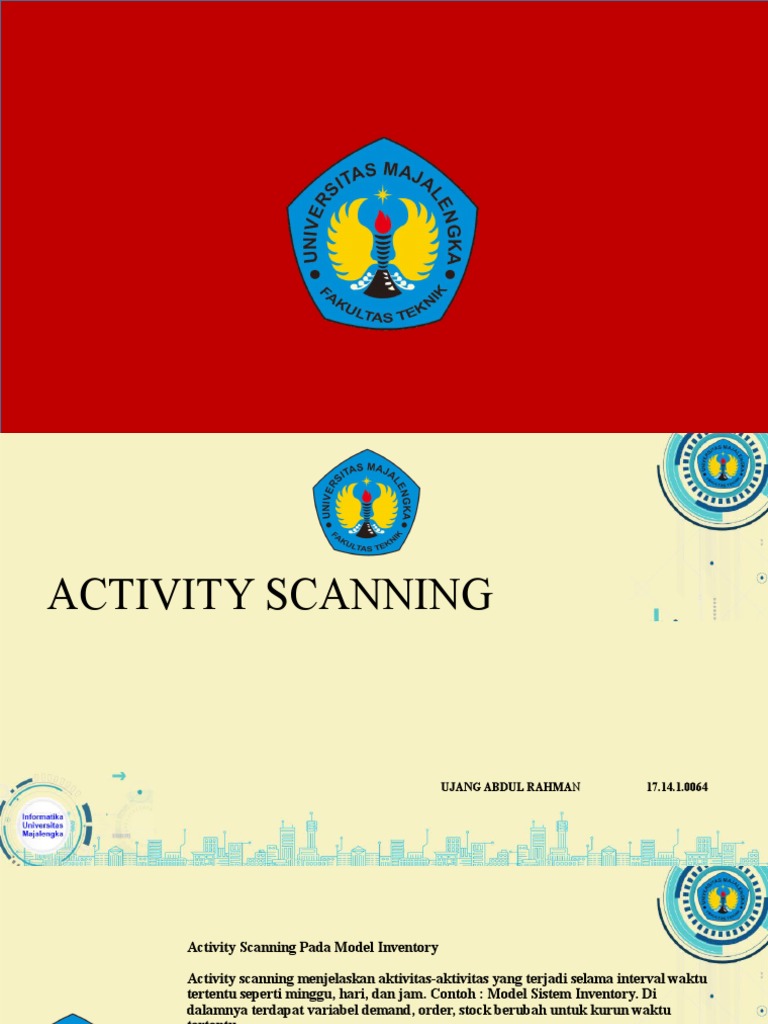 Activity Scanning | PDF