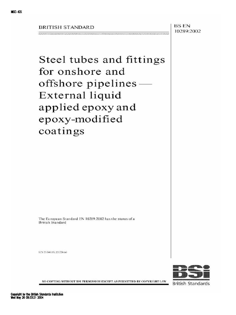 Bs en 10289 PDF | PDF