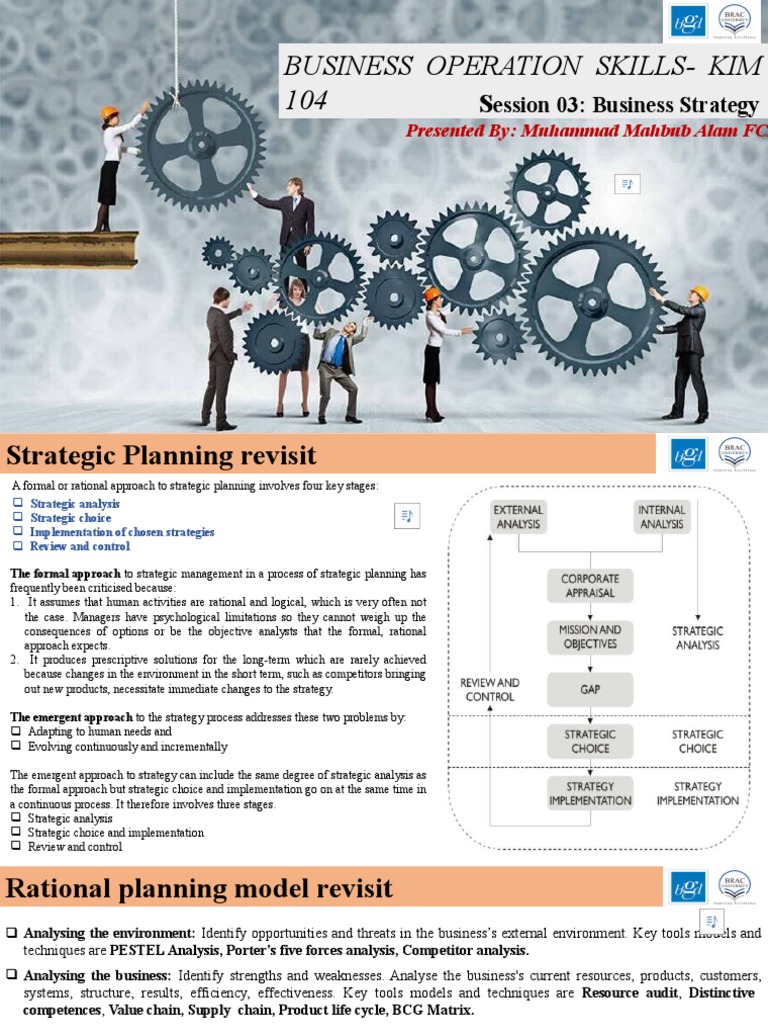 3.business Strategy | PDF | Strategic Management | Strategic Planning