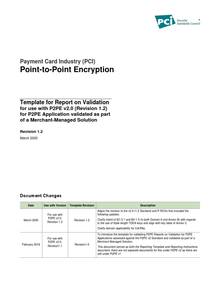 Point-to-Point Encryption: Payment Card Industry (PCI) | PDF | Payment ...
