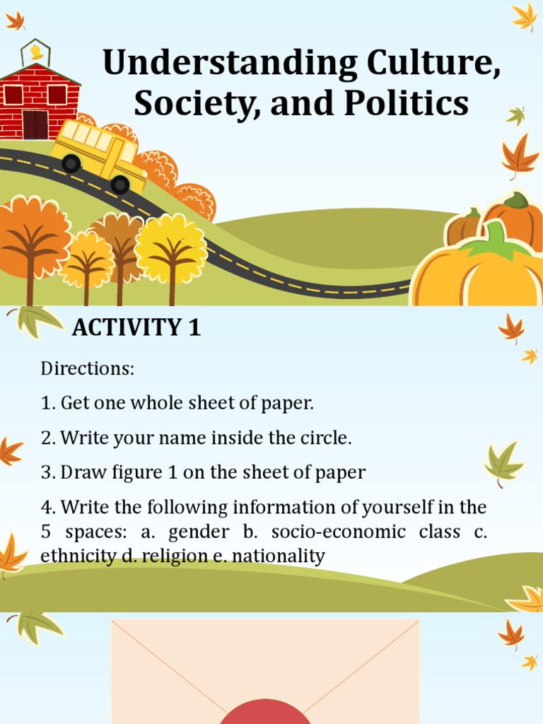 LEC 1 - (WEEK 1) Understanding Culture, Society, and Politics | PDF ...