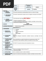 7E Lesson Plan - Chemistry | PDF | Mixture | Homogeneity And Heterogeneity