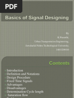 Lecture 11 Design of Signalised Intersections | PDF | Traffic | Traffic Light