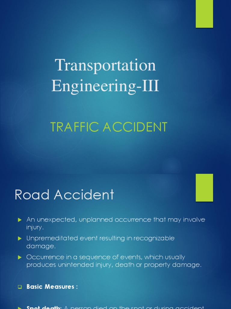 Traffic Accident Investigations | Download Free PDF | Traffic Collision ...