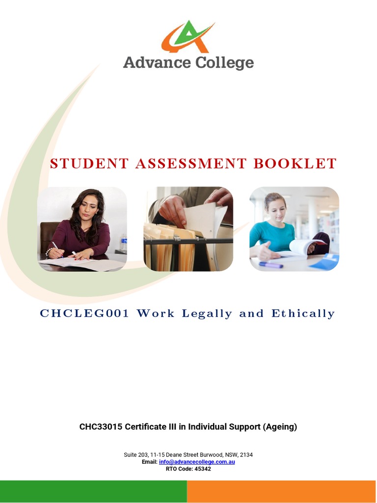 CHCLEG001 Student Assessment Booklet (ID 98960) | PDF | Privacy ...