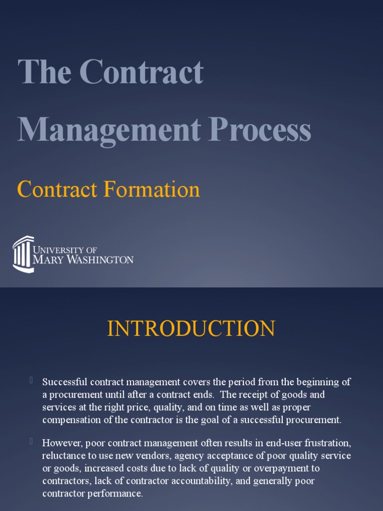 Effective Contract Management Guide | PDF | Consideration | Offer And ...