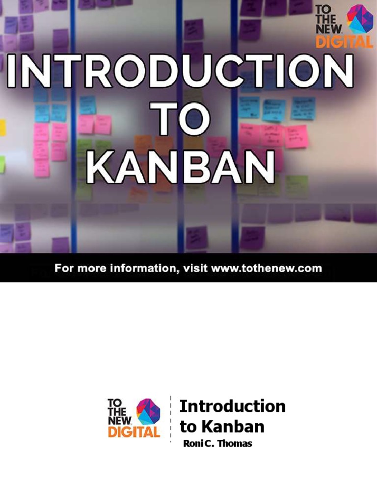 Introduction To Kanban Pdf Scrum Software Development Workflow