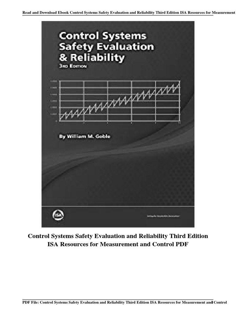 Control Systems Safety Evaluation and Reliability Third Edition ISA ...