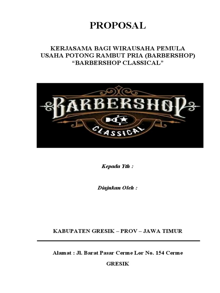 Proposal Barbershop | PDF