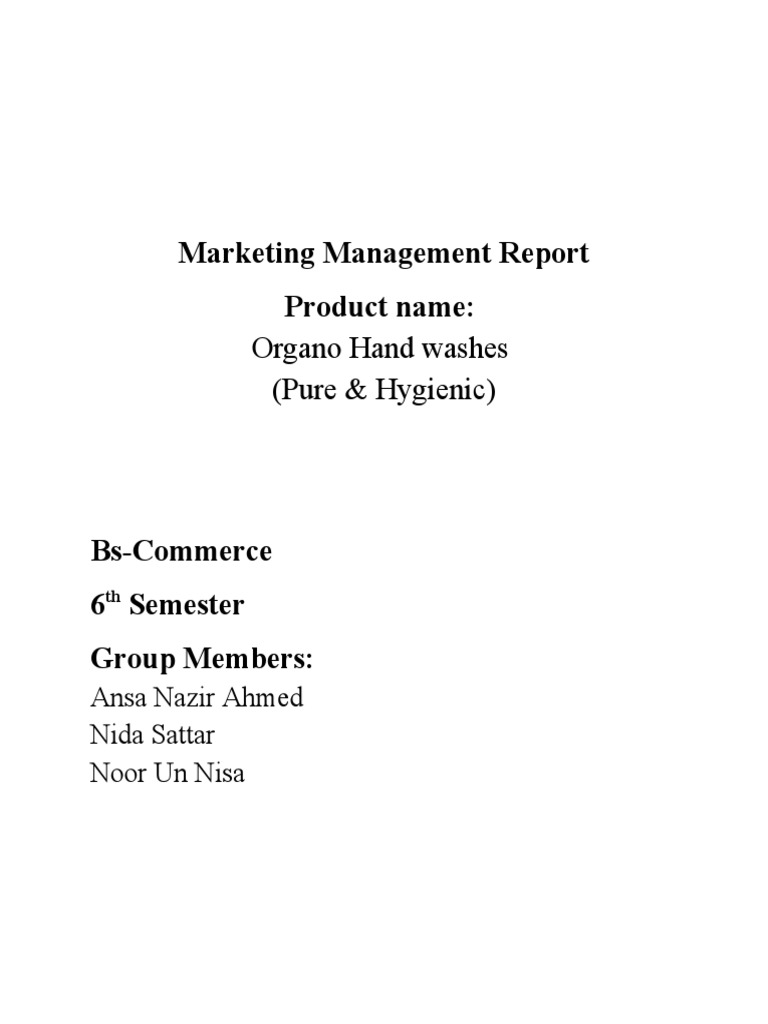 Marketing Management Report | PDF | Pricing | Retail
