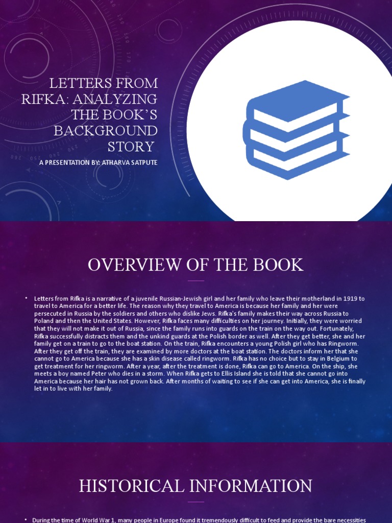 Letters From Rifka: Analyzing The Book'S Background Story: A ...