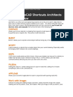 Revit Shortcuts Cheat Sheet | PDF | Software | Software Engineering