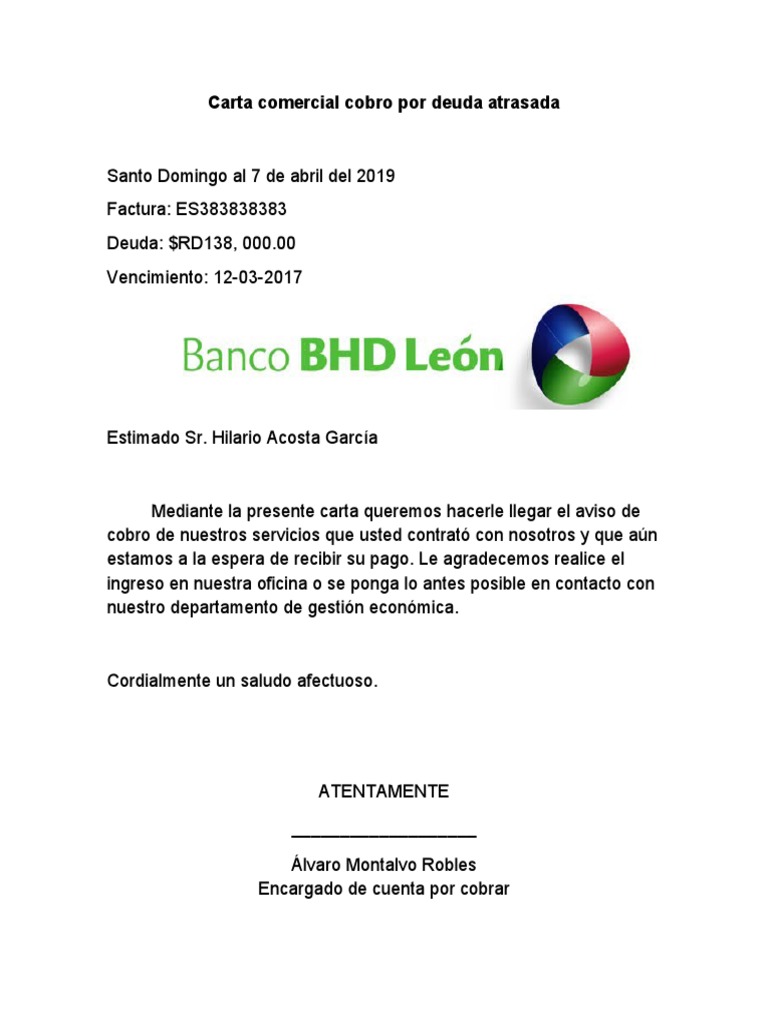 Carta Comercial, Memorandum y Avisos | PDF | Business