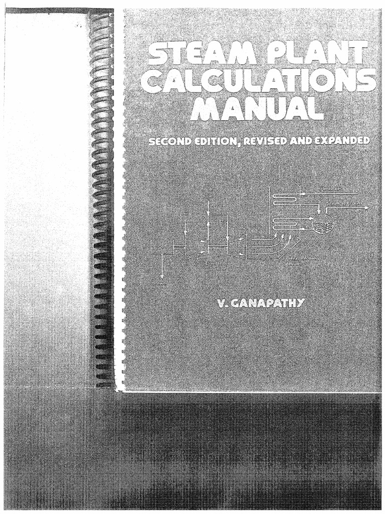 Mechanical - Engineering Steam Plant Calculations Manual | PDF