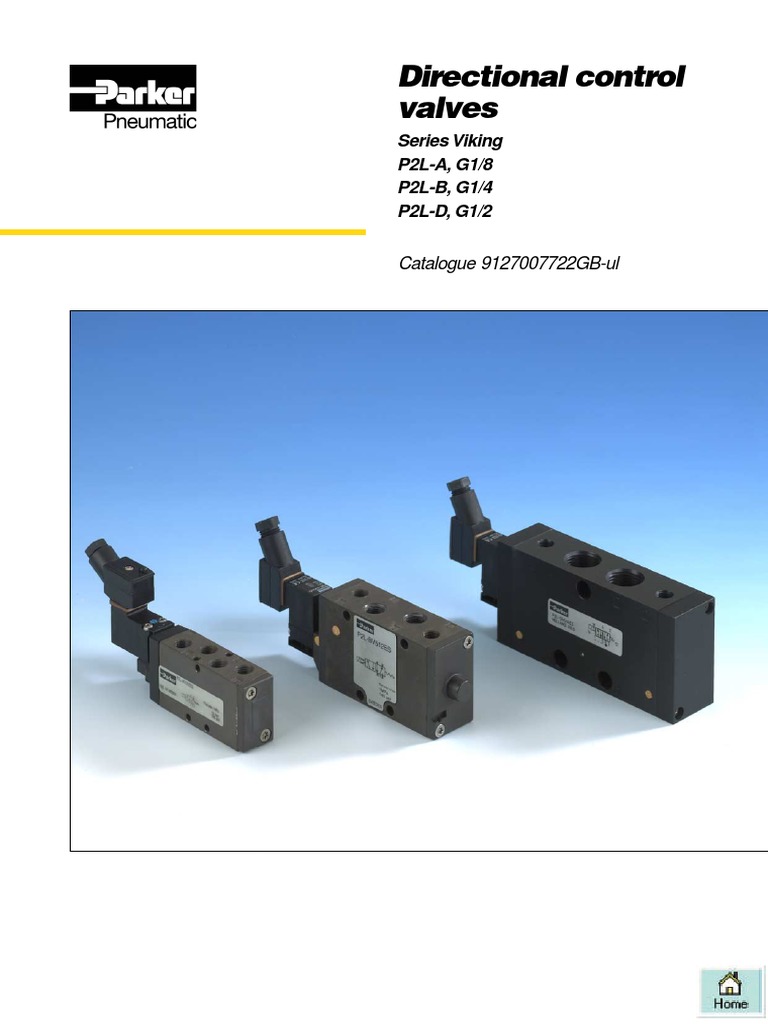 Directional Control Valves: Series Viking P2L-A, G1/8 P2L-B, G1/4 P2L-D ...
