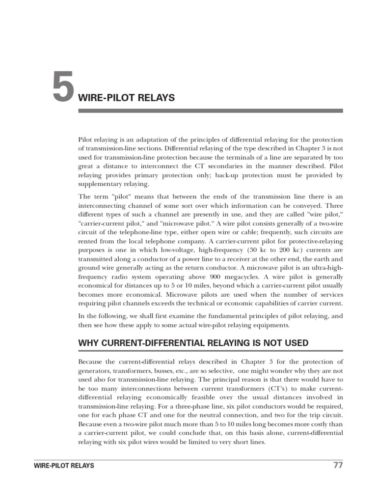 Pilot Wire GE PDF | PDF
