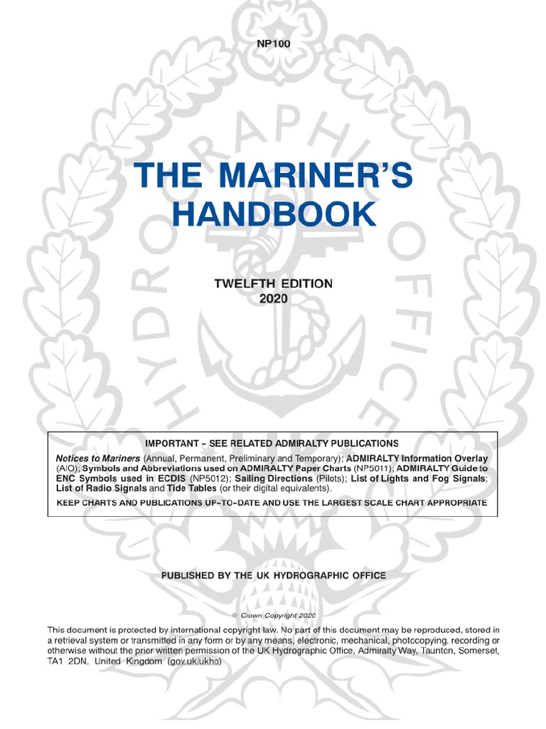 e-NP100-Mariner's Handbook 2020 Edition PDF | PDF