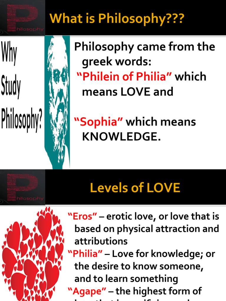 What Is Philosophy???: Philosophy Came From The Greek Words: Which ...