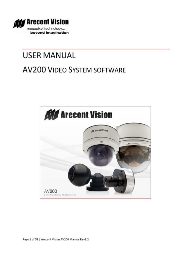 AV200 User Manual English Rev1.2 PDF | PDF | System Software | Software