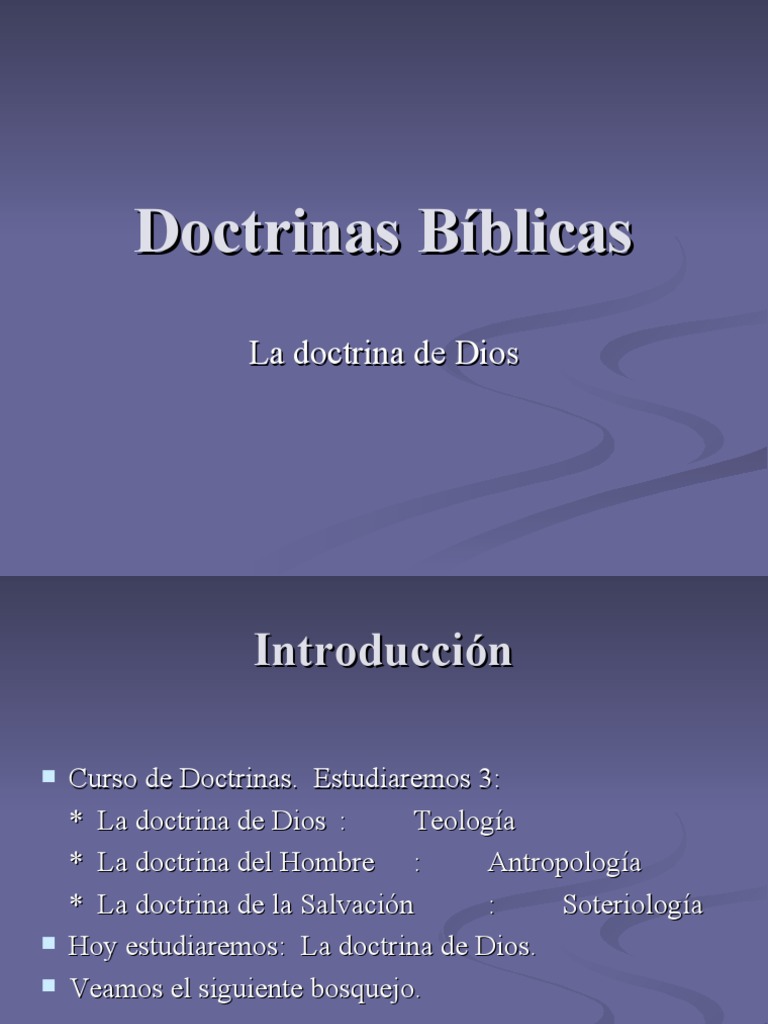 Doctrina de Dios: Conocimiento y Naturaleza | PDF | arrianismo | Trinidad