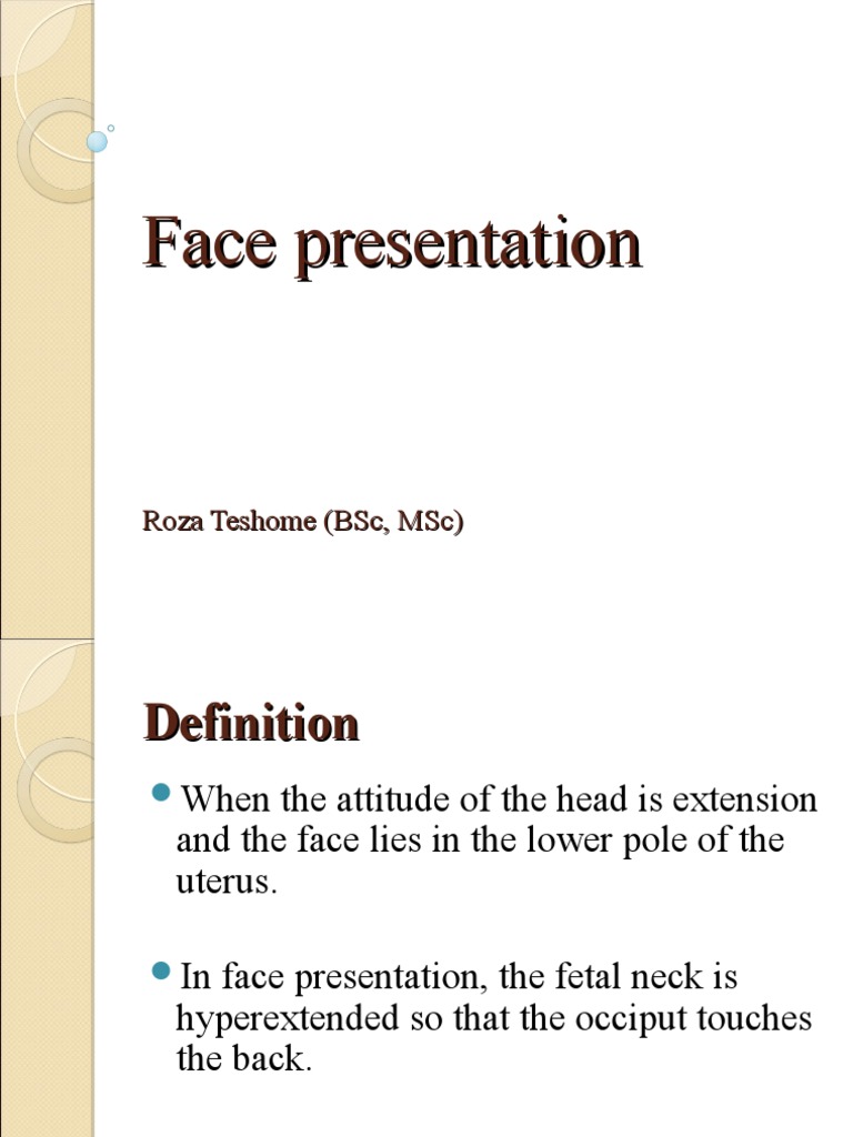 Lax Uterus and Face Presentation Risks | PDF