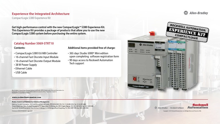 CompactLogix 5380 Experience Kit Flier | PDF