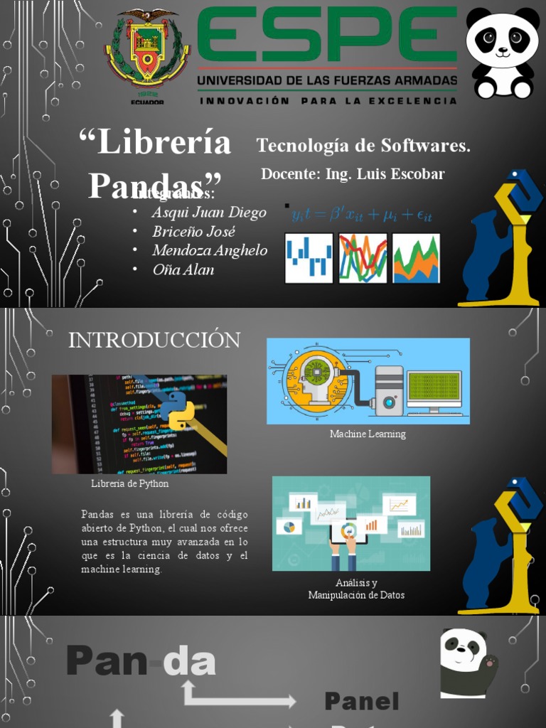 Libreria Pandas | PDF | Python (lenguaje de programación) | Función (Matemáticas)