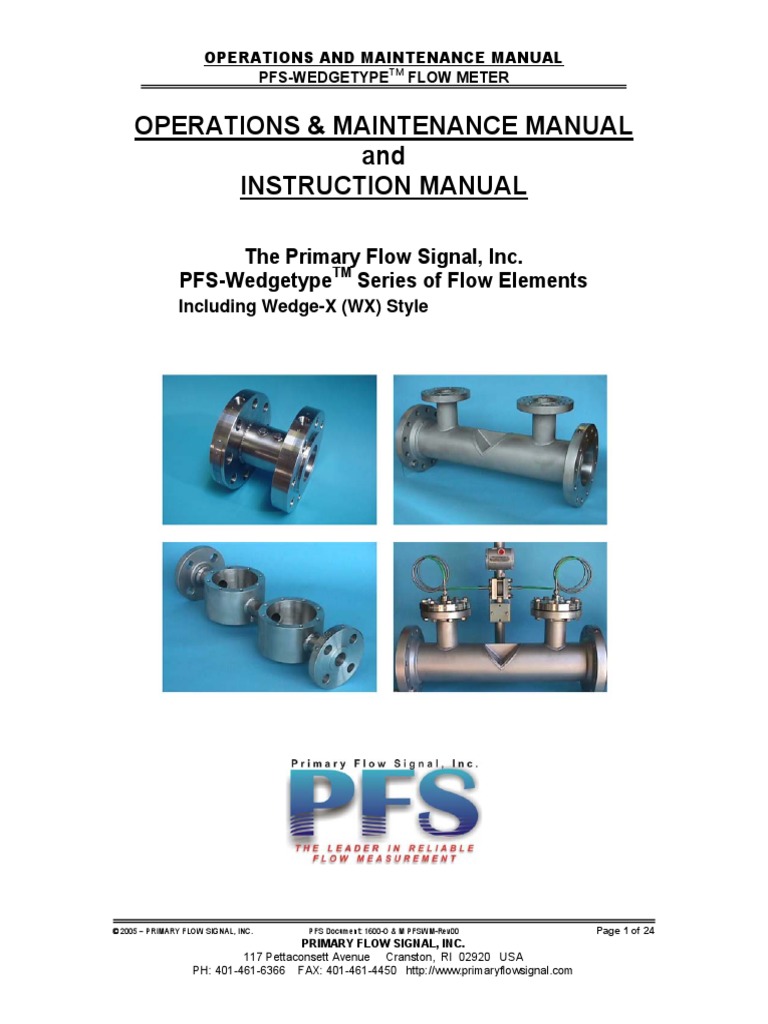 Iom Manual 22731 R0 Pdf Pdf Flow Measurement Calibration