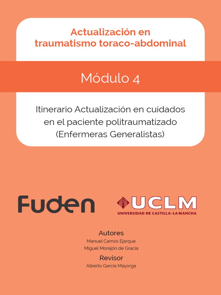 M4. Traumatismo Toraco-Abdominal - 7788397 | PDF | Lesión | Tórax