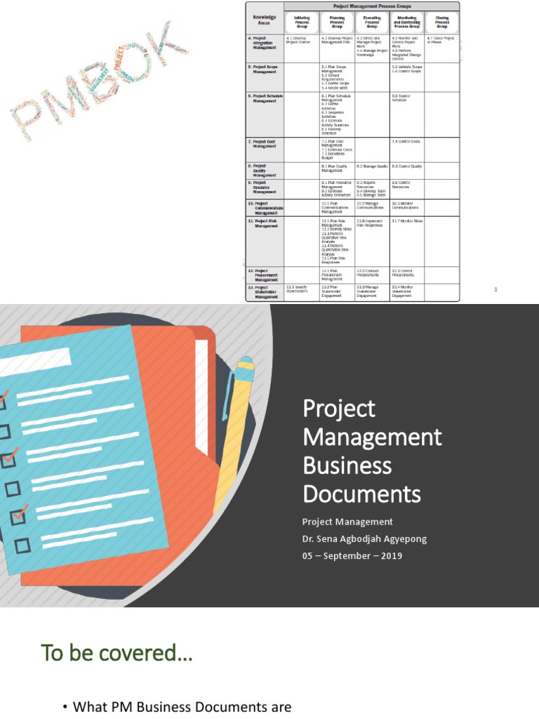 Essential Project Management Documents | PDF | Needs Assessment ...