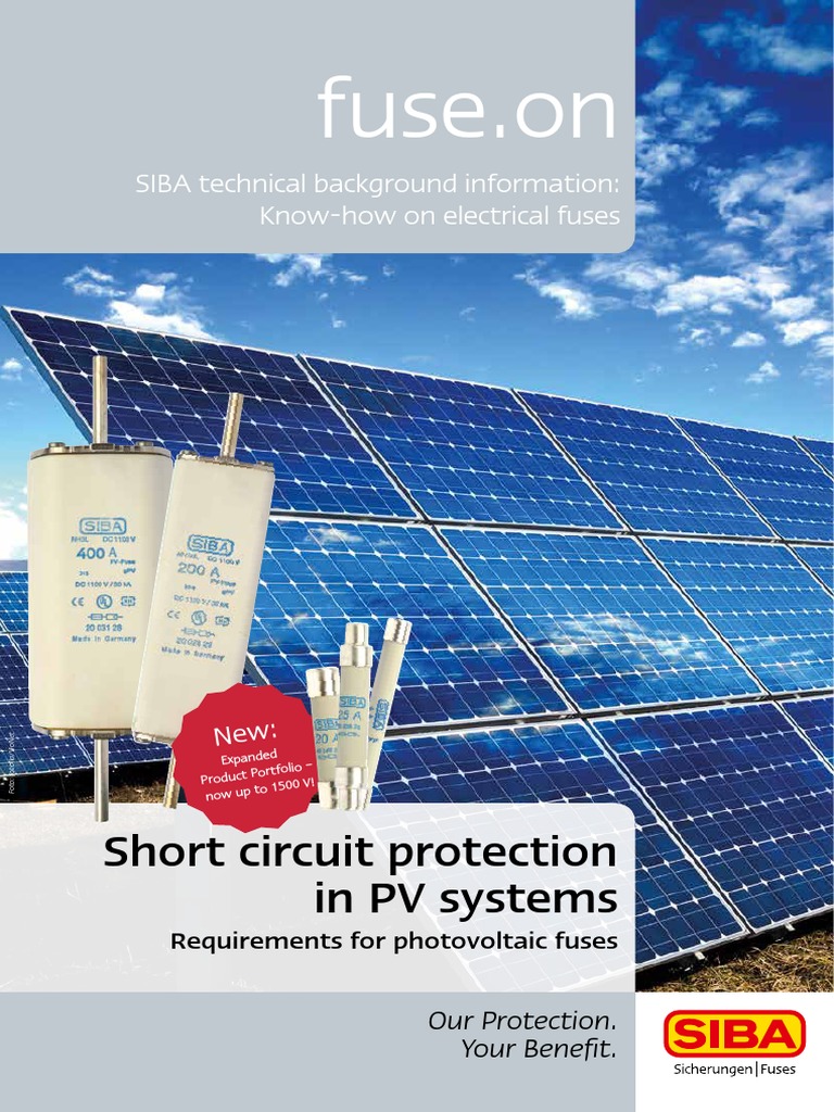 Fuse - On: Short Circuit Protection in PV Systems | PDF | Fuse ...