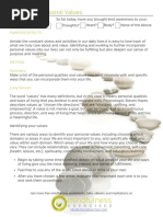 Values Lesson Plan | PDF | Lesson Plan | Mindset